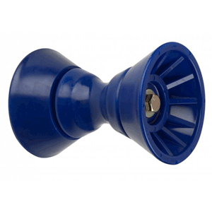 C.E. Smith 29331 4" Bow Bell Roller Assembly - Blue TPR – Deff Audio