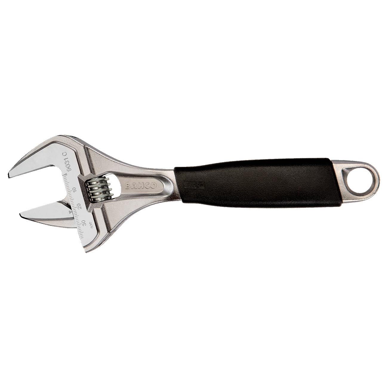 Bahco 8" ERGO Central Nut Wide Opening Jaw Adjustable Wrenches w/ Rubb ...