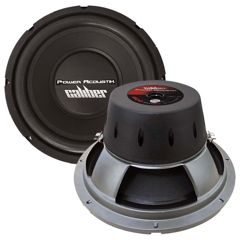 Power Acoustik CBW124 12" Woofer 1500 Watts Max 4 ohm DVC – Deff Audio