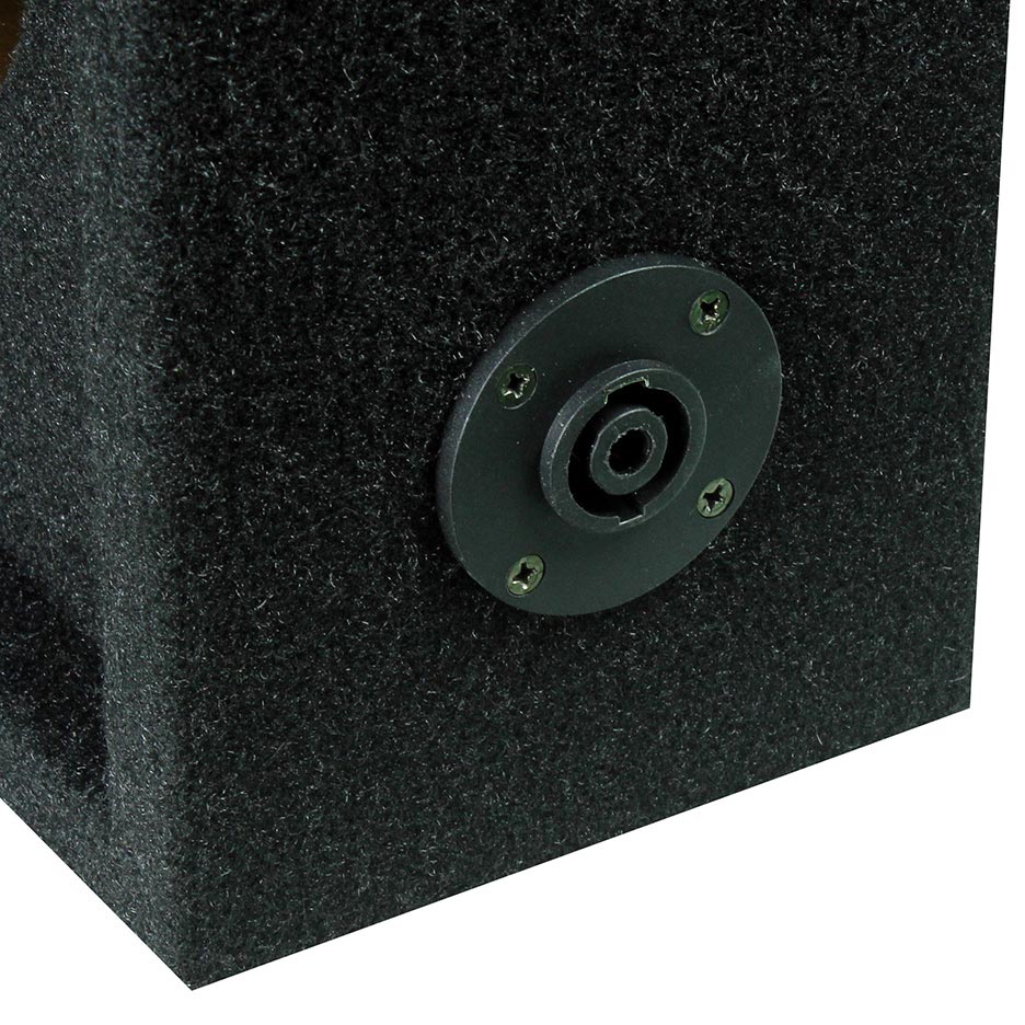 Qpower CH102S Empty Box Holds 2 - 8" & 2 - 3.75" Tweeter w/ Speakon ca ...