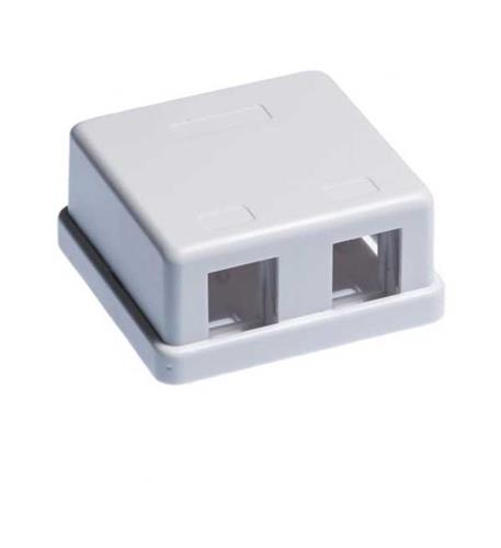 Wavenet SURFACE-2-WH Smb-2wh-s Surface Box 2 Port White – Deff Audio