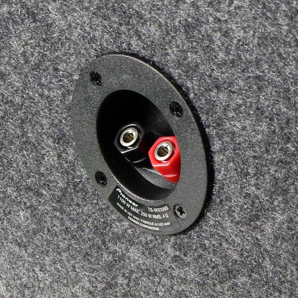 Pioneer TSWX106B 10" Single Passive Loaded Compact Sub Enclosure 1100W ...