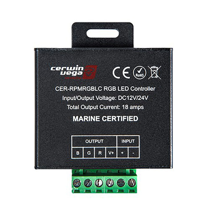 Cerwin Vega RPMRGBLC RF remote controlling multiple RGB LED – Deff Audio